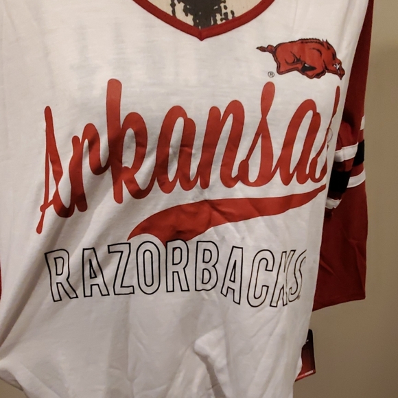 Colosseum | Tops | Nwt Arkansas Razorbacks Baseball Top | Poshmark
